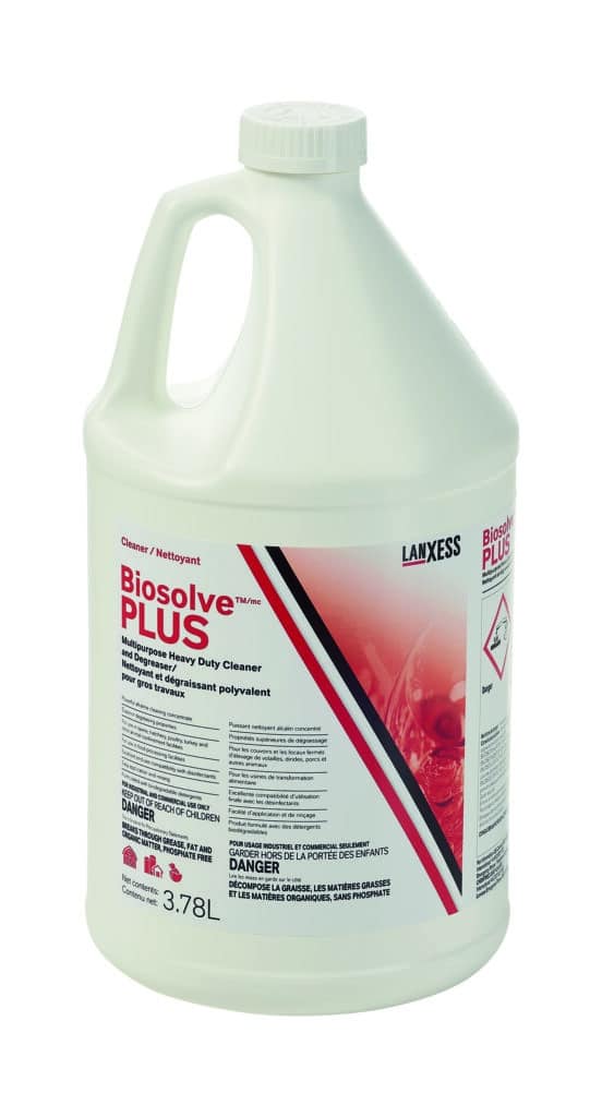 Biosolve Alkaline Cleaner for Farms, Hatcheries, and Food Processing Plants